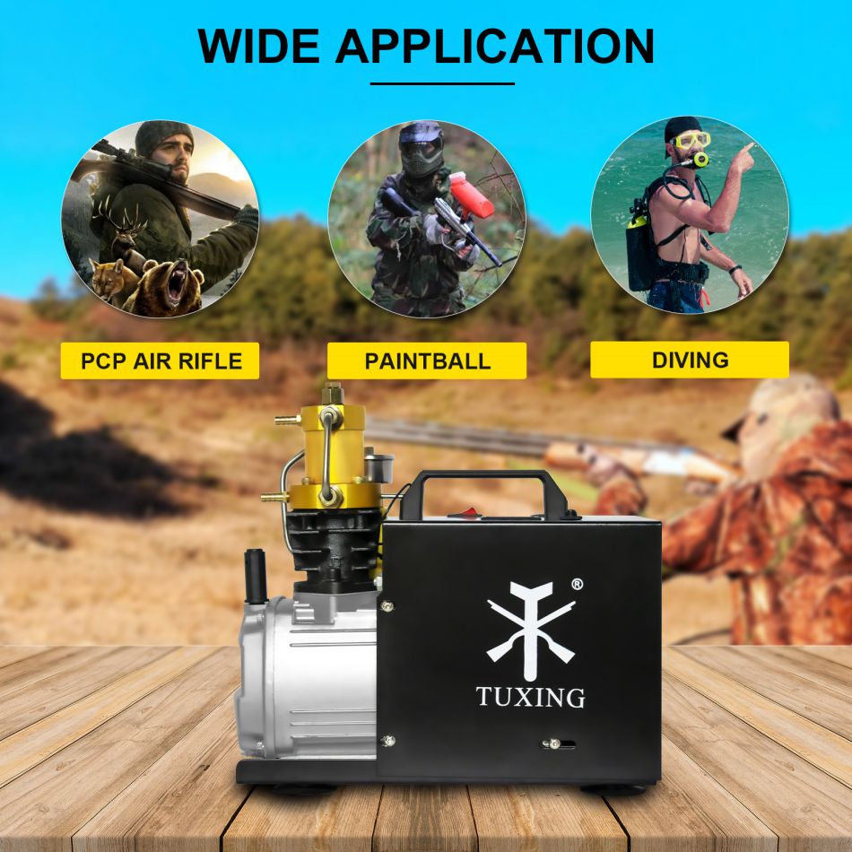 ODM TUXING TXES022 4500Psi 300Bar Adjustable Control-Auto Stop PCP Air ...